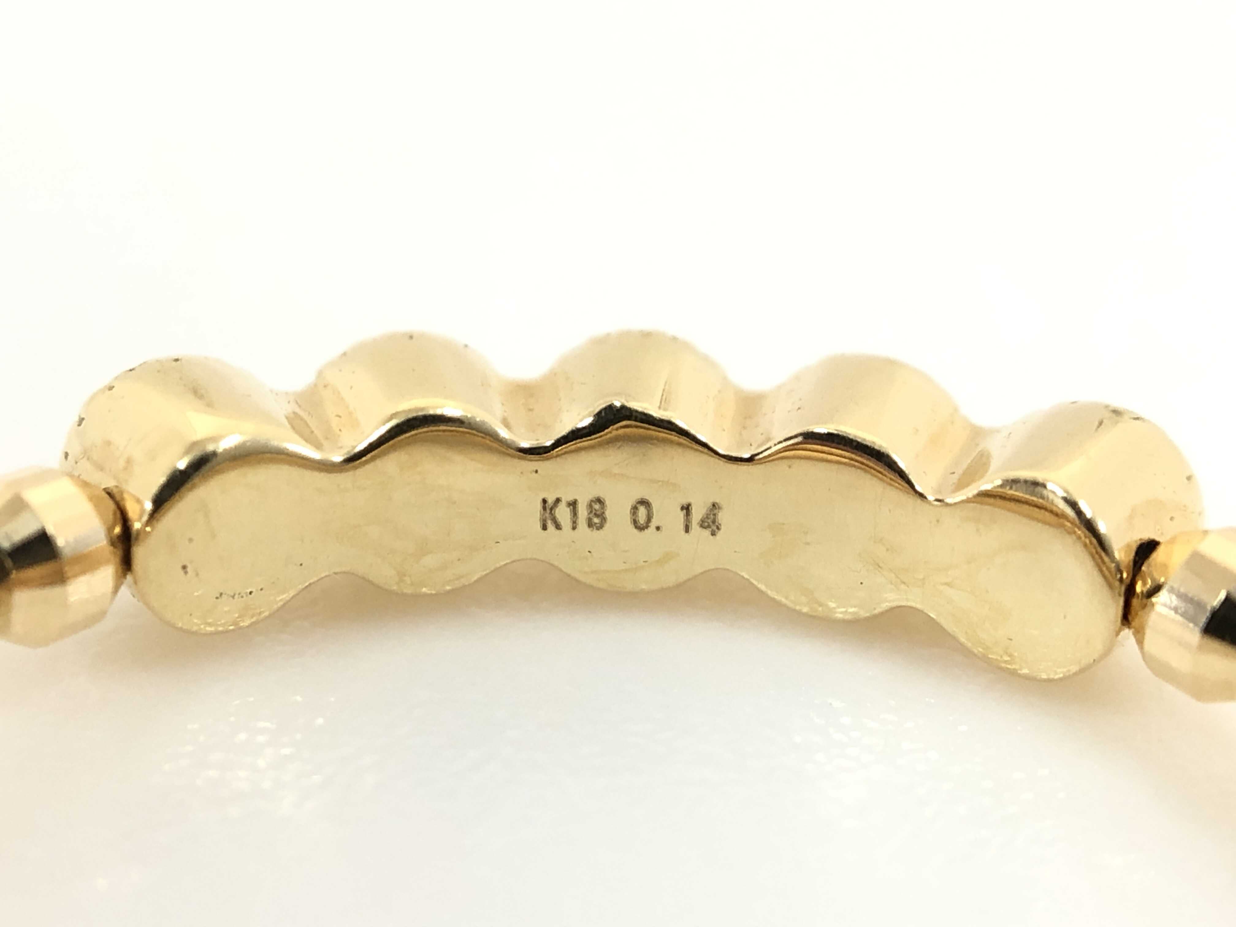 (3171_0014) D0.14ct K18 1.1g Ring (Precious Metal) | ¡Compre en ecoring de Japón! El | Buyee